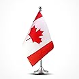 Amazon.com : Canada Flag Canadian Flags, Small Mini Canadian Desk Flag ...