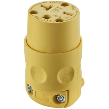 Nema 6-20R(6-20C) 20A 250V Receptacle T-Blade 250Volt Industrial 20A ...