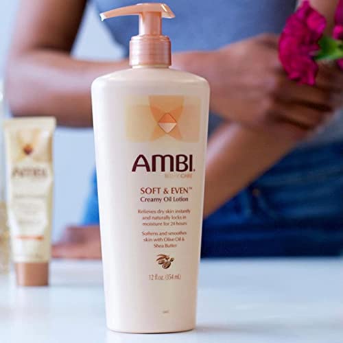 Ambi Soft & Even Creamy Oil Body Lotion | Dry Skin Relief | Fast ...