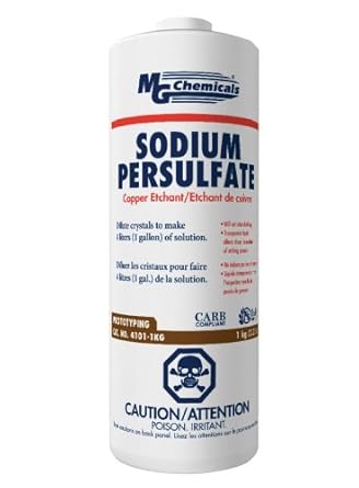MG Chemicals Sodium Persulphate Copper Etchant, 1 Kg Solid Crystals ...