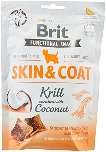 Brit Care Dog Functional Snack Skin&Coat Krill with Coconut 150g price ...