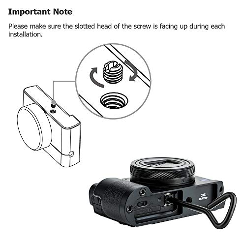 JJC Solid Metal Hand Grip Secure Handle Bracket for Sony RX100 VII RX100VII RX100M7 DSC-RX100 ...