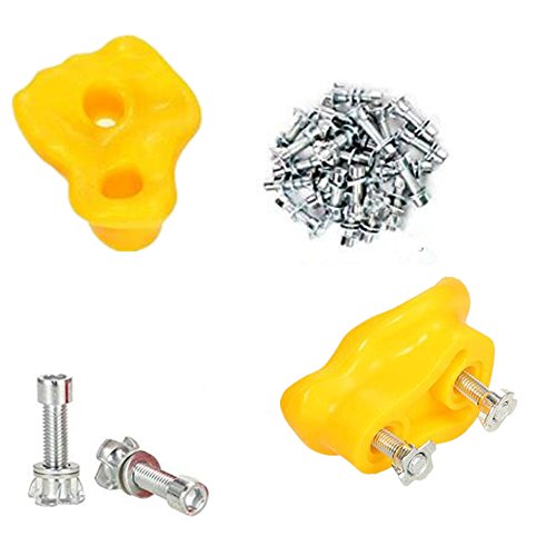 LZMU Rock Climbing Holds 10Pcs Textured Rock Climbing Hand Holds for ...