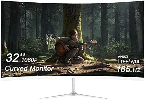 32-inch Gaming Curved Monitor Full HD 1080P 1920x1080 LED Backlight ...