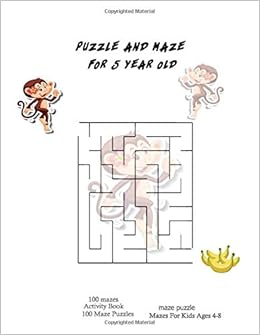 Puzzle And Maze For 5 Year Old 100 mazes activity book 100 mazes puzzle ...