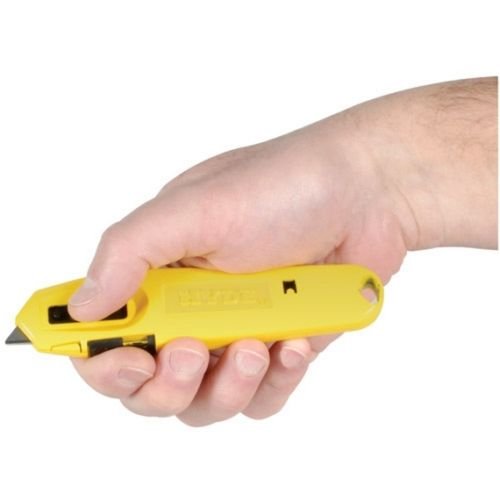 NEW Self-Retracting Safety Utility Knife Box Cutter – Die Cast ...