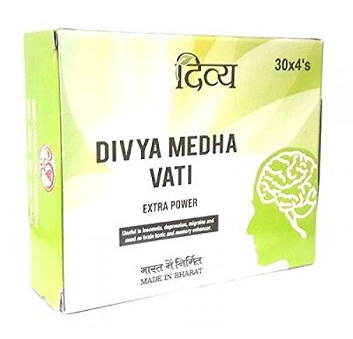 Patanjali Divya Medha Vati 30 x 4's (Total 120 Tablets) | Pricepulse