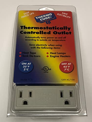 Thermo Cube Model TC-3: Thermostatically Controlled Outlet - On at 35 ...