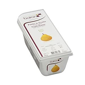 Frozen Pear Puree by Les Vergers Boiron - 1 Kg (1000 gram): Amazon.com ...