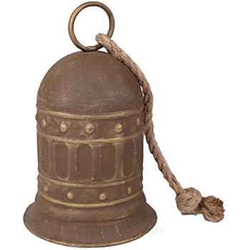 Amazon.com: Sullivans Set of 3 Assorted Galvanized Metal Bells 3"-6 ...