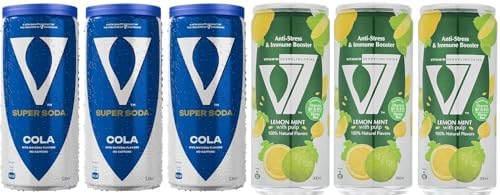 V7 vitamin sparkling drink 100% natural flavors - 3 pices cola super ...