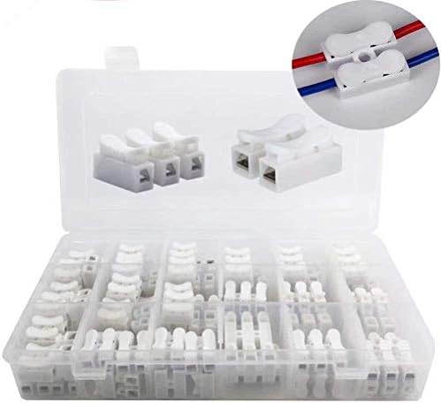 KKLOP 81 Pcs CH2 CH3 Spring Wire Connectors Cables Connector Quick ...