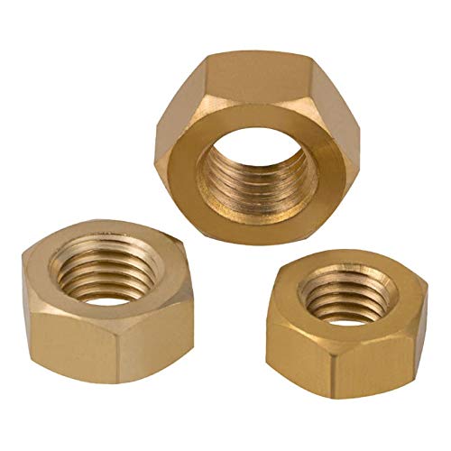 CHENHAN Hex Nut 1-50Pcs Hexagon Nuts Brass Hex Nuts M1.4 M1.6 M2 M2.5 ...