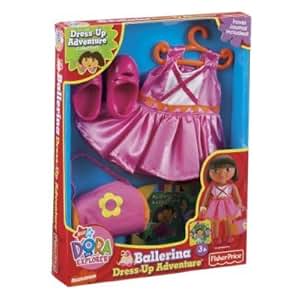 Amazon.com: Dora's Dress-Up Adventure Fashions - Ballerina: Toys & Games