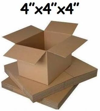 25 x Small MAILING Packing Cardboard Boxes 4x4x4" Cube: Amazon.co.uk ...