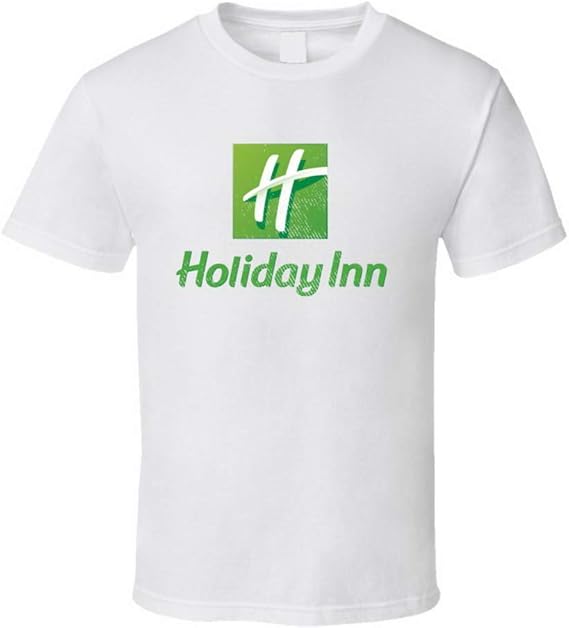 HGSS Holiday Inn Retro Logo Distressed T Shirt: Amazon.co.uk: Clothing