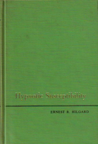 Hypnotic susceptibility: Ernest R. Hilgard: Amazon.com: Books
