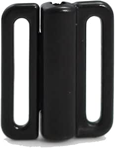 Amazon.com: 20set Craft Plastic Black Tape Closure Hook & Clasp ...