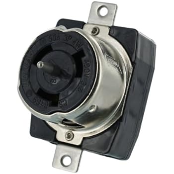 CS8165C 50A Locking Plug, 480V, 3P/4W - Cooper # CS8165C - - Amazon.com