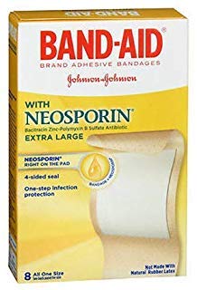 Mua Brand Adhesive Bandages, Plus Antibiotic, Extra Large, 8-Count All ...