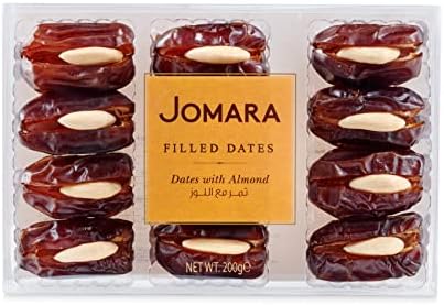 Jomara Dates With Almonds, 200 gm, Brown price in UAE | Amazon UAE ...
