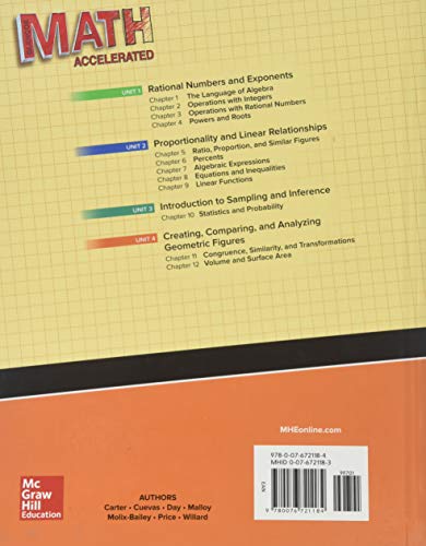 Glencoe Math Accelerated 2017 Student Edition (MATH APPLIC & CONN CRSE ...