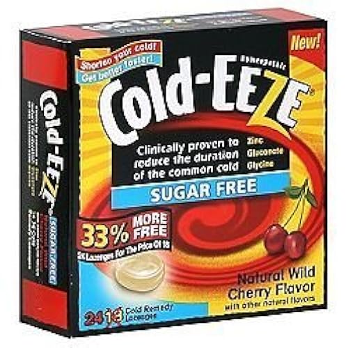 Cold-Eeze Cold Remedy Lozenges, Natural Cherry Flavor, 24 Lozenges in ...