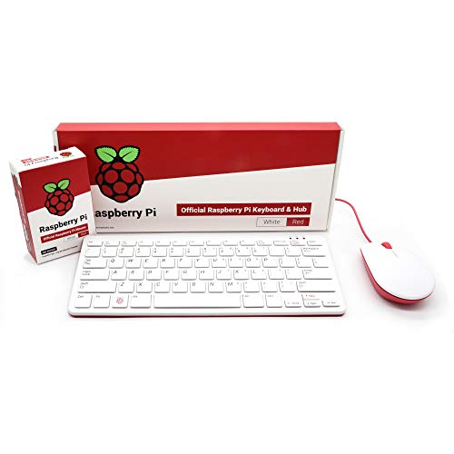 Raspberry Pi Official Keyboard and Mouse Value Pack (U.S. Version Red ...
