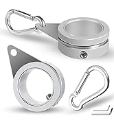 Amazon.com : Flag Pole Rings, Aluminum Alloy Flagpole Rings 360 ...