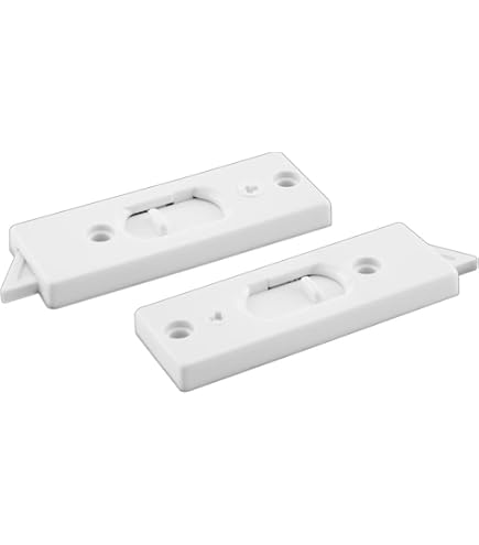 Window Parts White Plastic Tilt Latch Pair For Windows - Spring Loaded ...