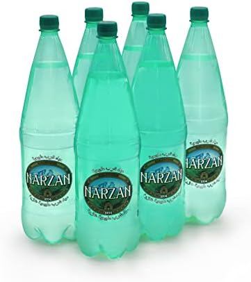 NARZAN Naturally Carbonated Mineral Water 1.8 L PET Pack of 6 bottles ...