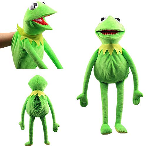 ERTGHJ Frog Puppets Plush Toy, Soft The Frog Plush Hand Puppet Toy, The ...