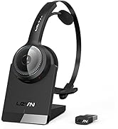 Amazon.com: LEVN Bluetooth 5.0 Headset, Wireless Headset with ...