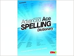 Advanced Ace Spelling Dictionary (Pocket Edt): Amazon.co.uk: Moseley ...