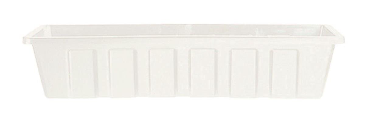 Novelty 2362, White, 36-Inch Poly-Pro Plastic Flower Box Planter for ...