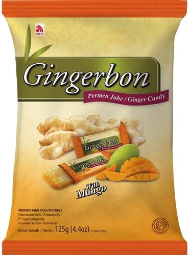 Gingerbon Mango Flavoured Ginger Candy 125 g, 20-Pack price in Saudi ...