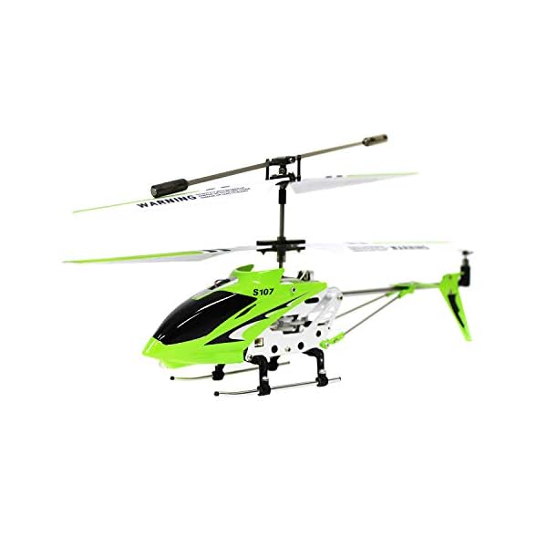 Syma S107 3 Channel RC Helicopter with Gyro, Green - MaximoRC.com