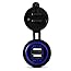Blue Sea Systems Fast Charge 4.8A Dual USB Charger Socket Mount, 12V ...