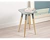 Amazon.com: Small Side Table, End Table, Reading Table, Minimalist ...