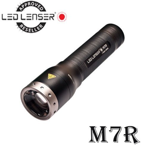 [yw]NEW LED LENSER M7R 8307-R 400LM USB Rechargeable Flashlight Torch ...