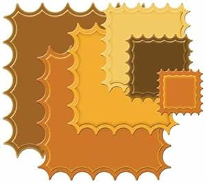 Amazon.com: Spellbinders Nestabilities Dies, Classic Inverted Scalloped ...