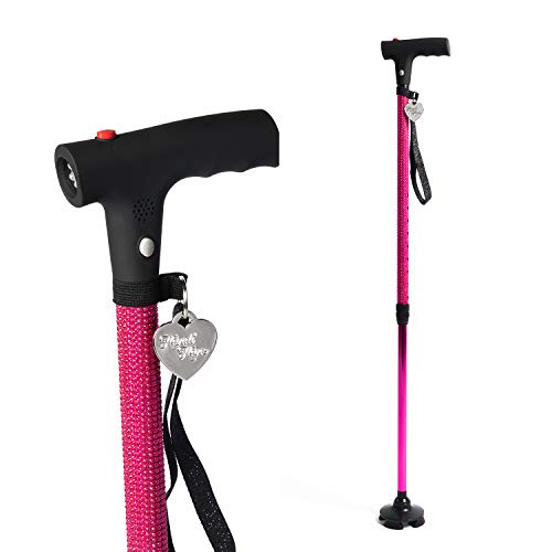 BLINGSTING Kandi Kane Cane - Adjustable Rhinestone Walking Stick with ...