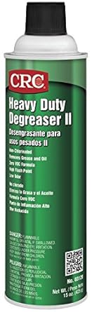 CRC Heavy Duty Degreaser II, 15 oz Aerosol Can, Clear/White: Industrial ...