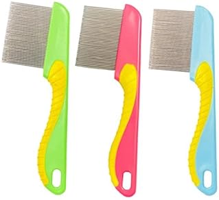 Head Lice Removal Comb Stainless Steel Fine Tooth, Nit Comb for Kids ...