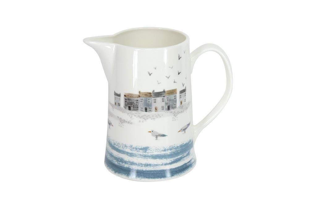 Coastal Scene Ceramic Jug - 14.5 x 10cm: Amazon.co.uk: Kitchen & Home