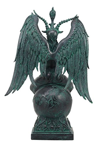 Ebros Large 15" Tall Church of Satan Sabbatic Goat Idol Baphomet Statue ...