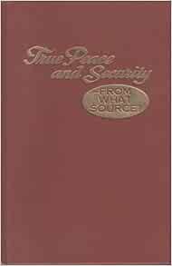 True Peace and Security - From What Source?: Watchtower: Amazon.com: Books