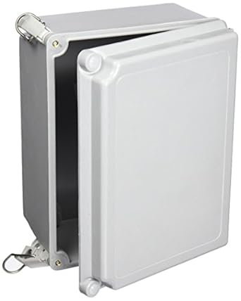 Hoffman NEMA 4X Enclosure, Solid Cover with Quick Release, 8.00" x 6.00 ...