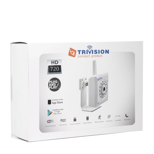 Trivision Security Camera TriVision Indoor Security Camera, HD 1080P