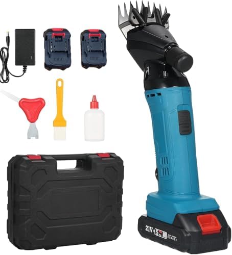 Cordless Electric Professional Sheep Shears, Sheep Clippers with 2 PCS ...